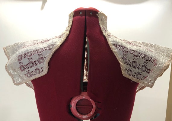 Antique Edwardian High Neck Bib Collar Irish Lace Coi… - Gem