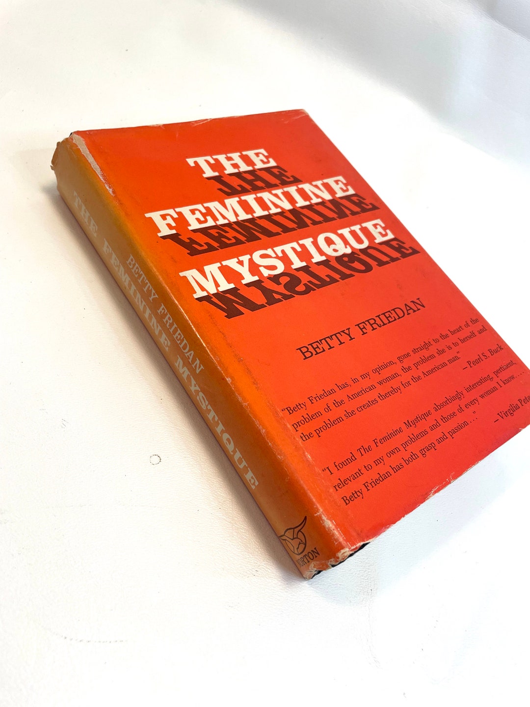 Vintage Feminine Mystique FIRST EDITION Book Club Dust Jacket Betty ...