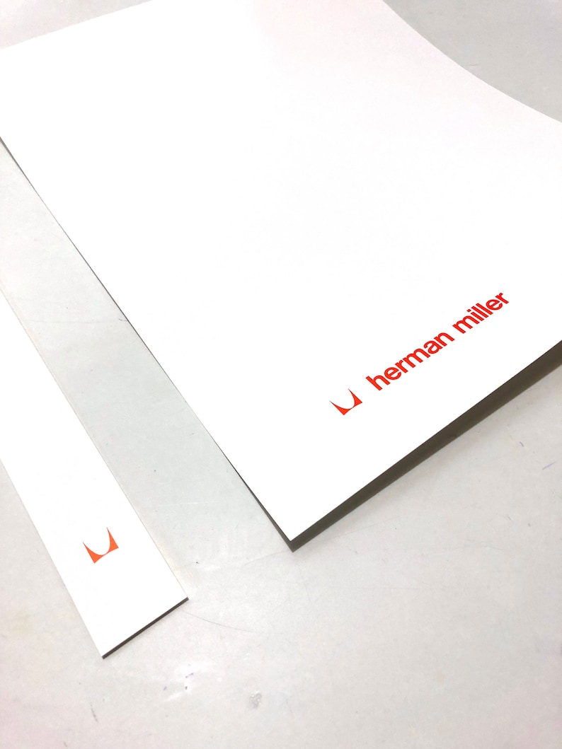 Vintage Herman Miller Logo Red Letter Head for 3 Ring BINDER - Etsy