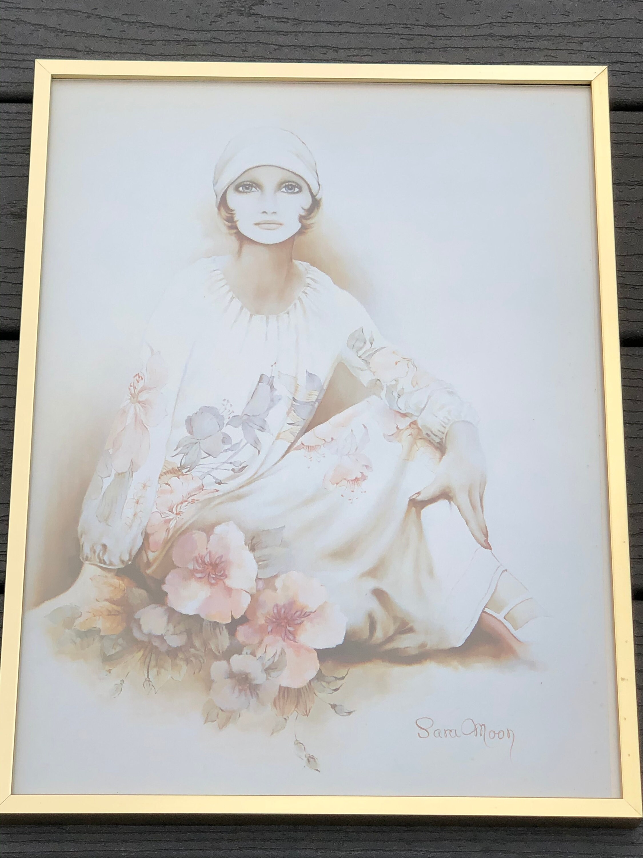 Vintage Pair of SARA MOON Lithograph Prints Set of 2 Deco | Etsy