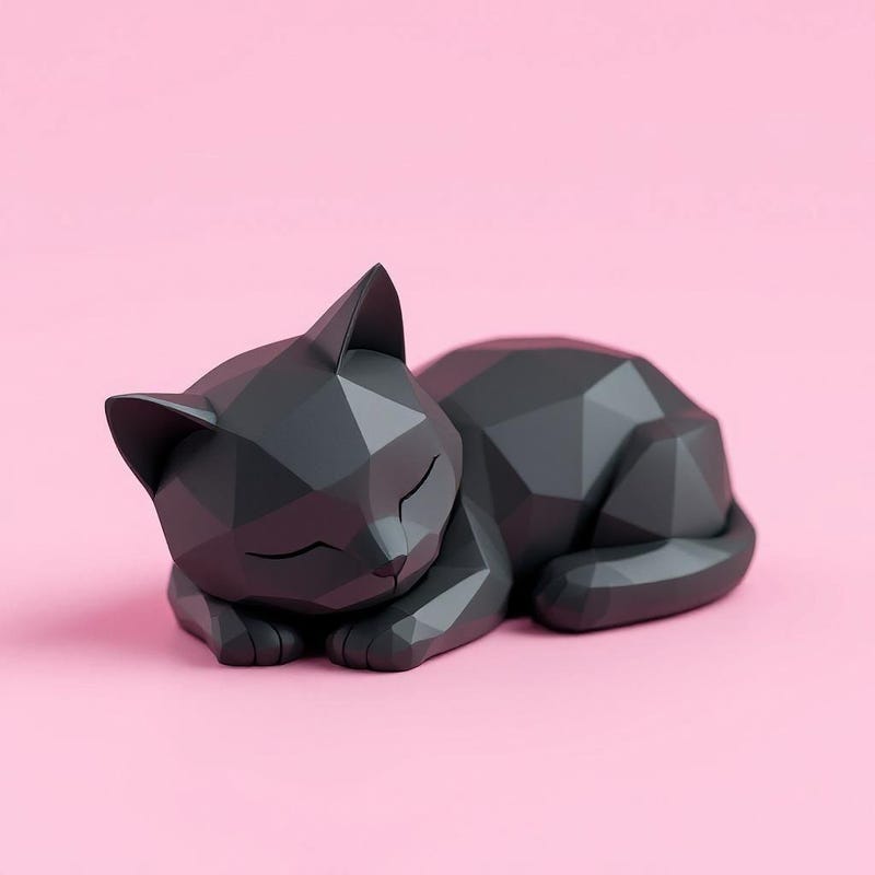 Modern Cat Art Sculpture - Etsy