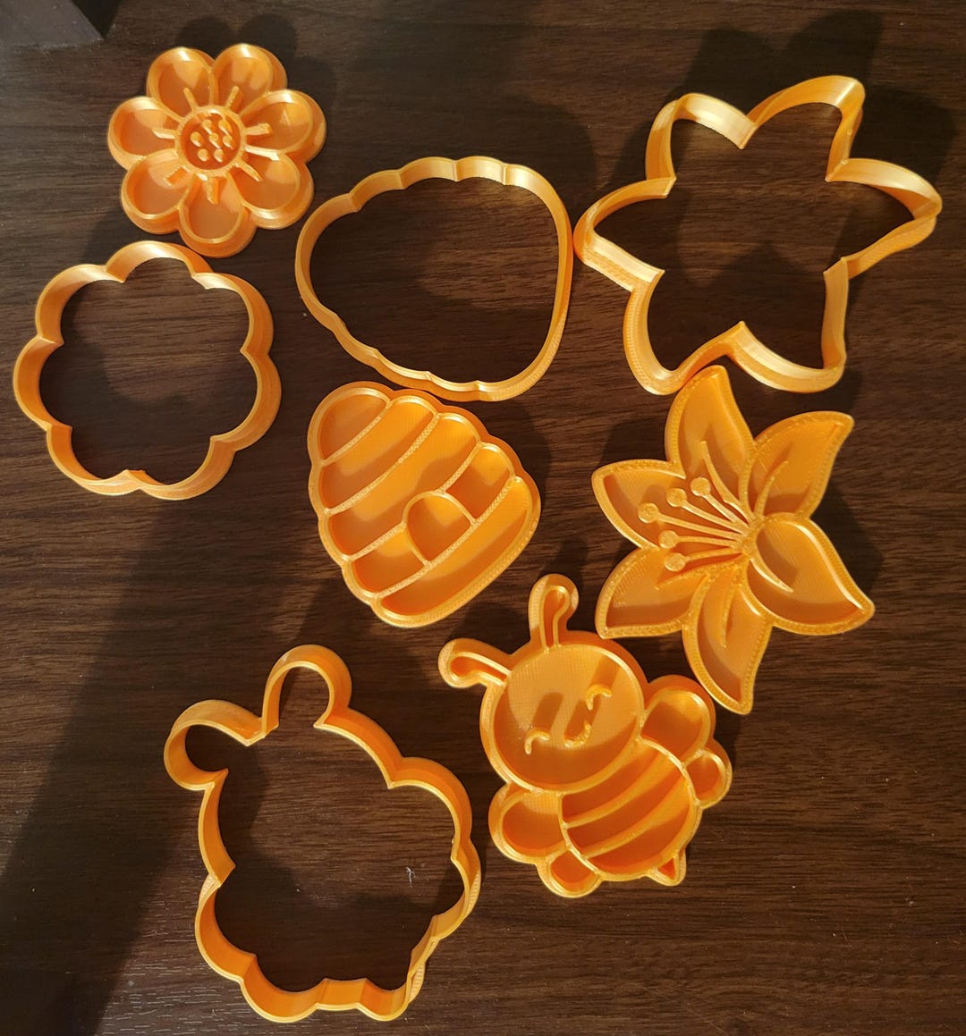 Spring & Easter Bee + Flower Cookie Cutter Set - Etsy