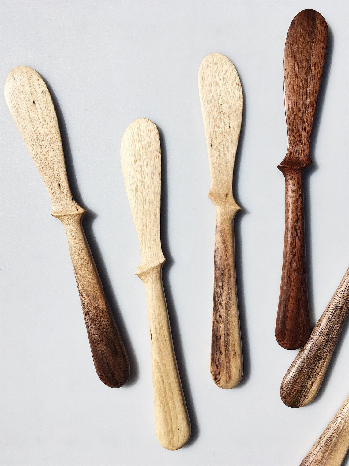 Handmade Wooden Spreading Knife Walnut Butter Knife Wooden Kitchen Gift ...