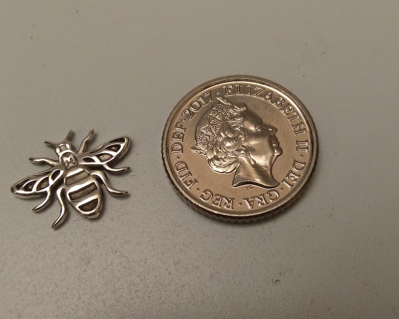 Mancbee Manchester Bee Stud Earrings, Sterling Silver - Made in ...