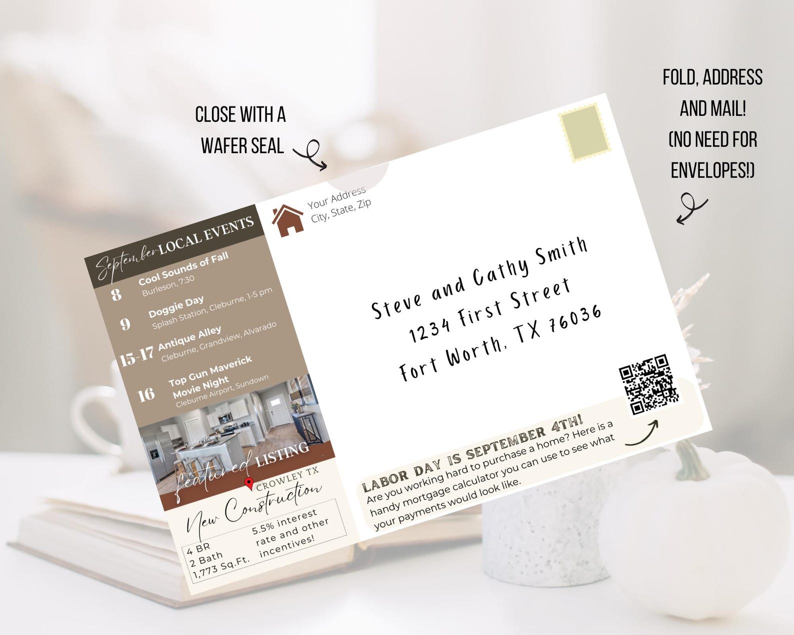 September Real Estate Newsletter Template, Market Update (canva) - Etsy