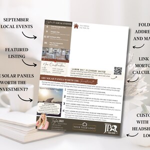 September Real Estate Newsletter Template, Market Update (canva) - Etsy