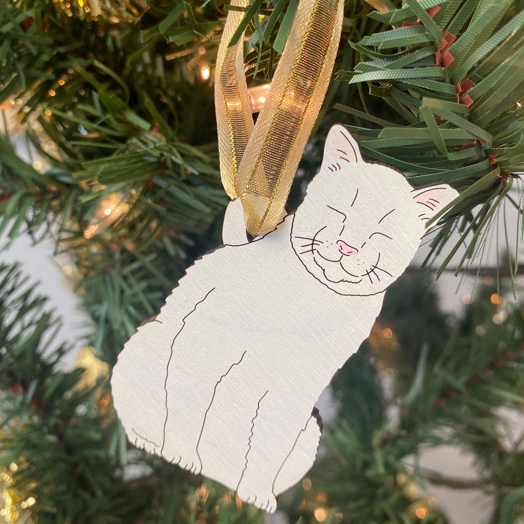 Sad Boy Cat Ornament - Etsy