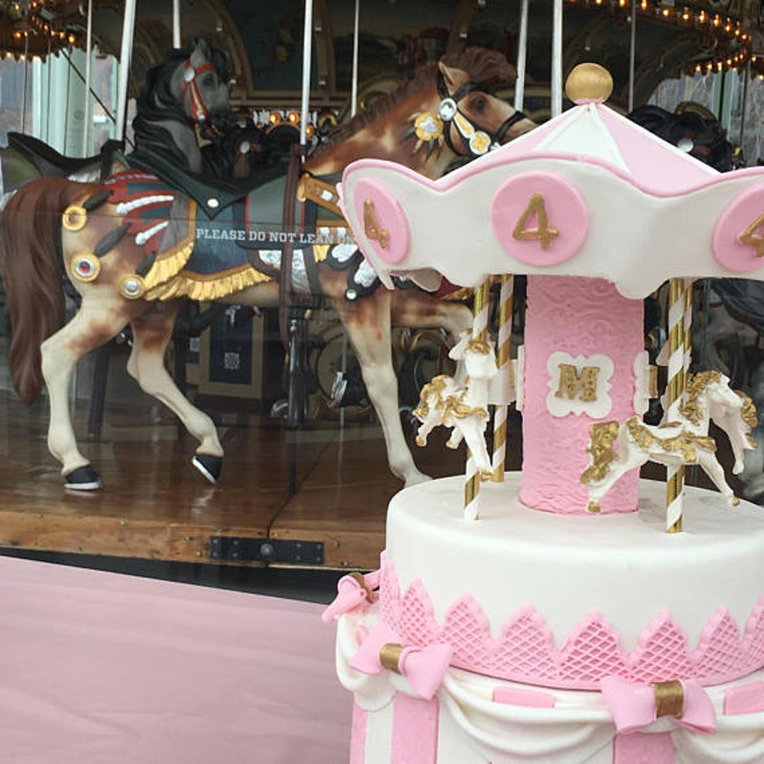 Carousel Cake Original With Full Carousel DOES NOT SHIP - Etsy