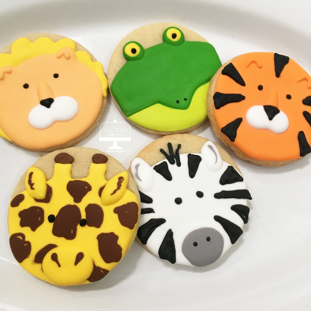ZOO Animal Cookies - Etsy