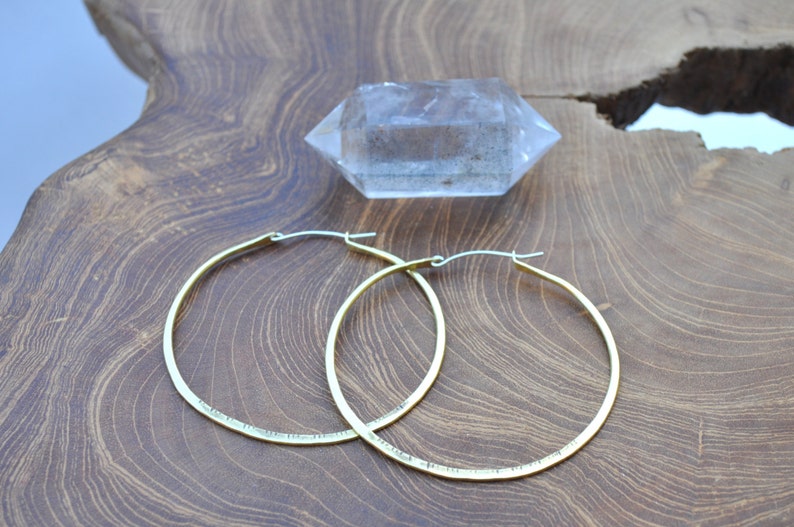 Baby Girl Hoops // Lil Mama 2.75'' // Classic Big Hoop Earrings in ...