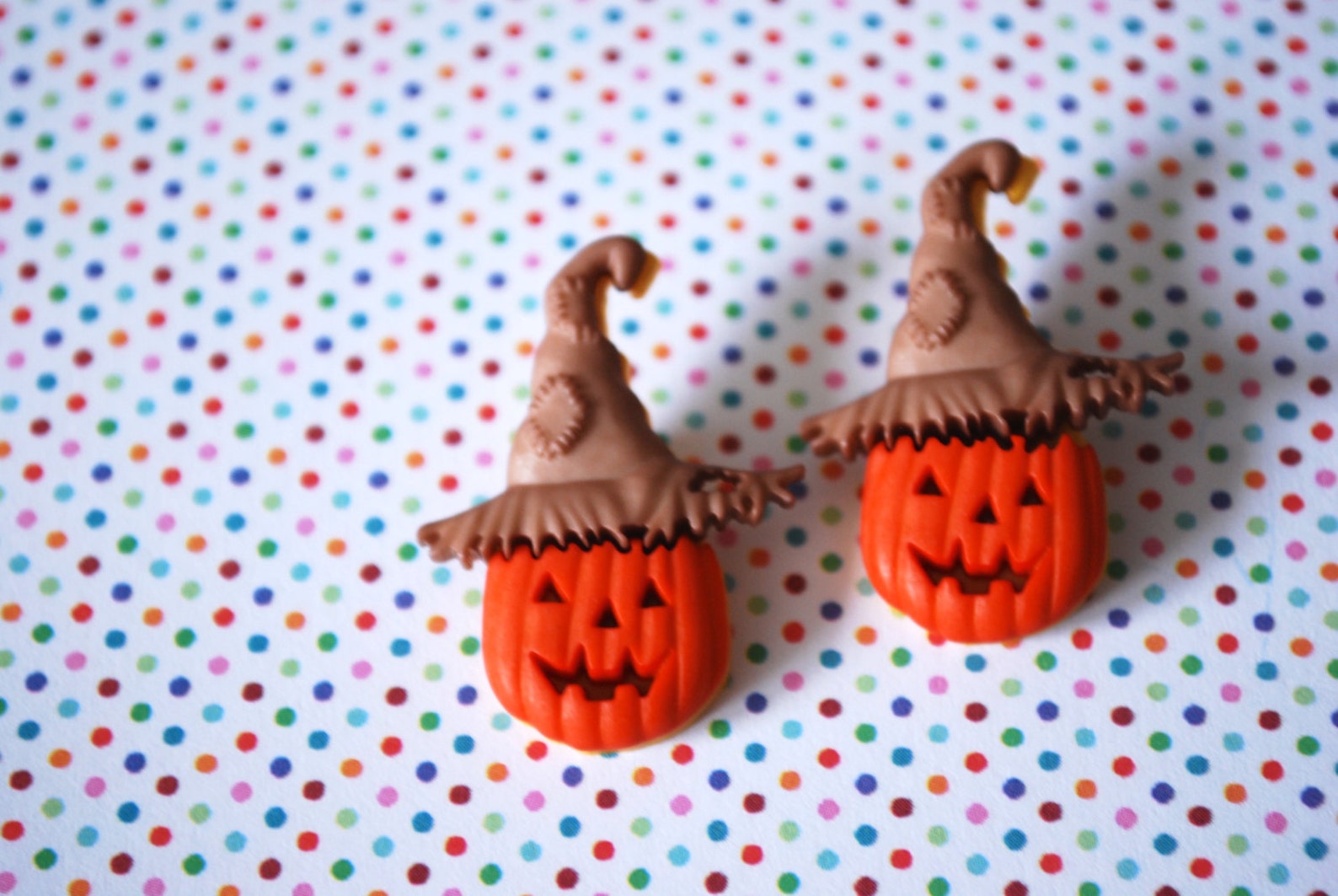 Pumpkin Earrings Pumpkin Studs Orange Pumpkin Earrings | Etsy