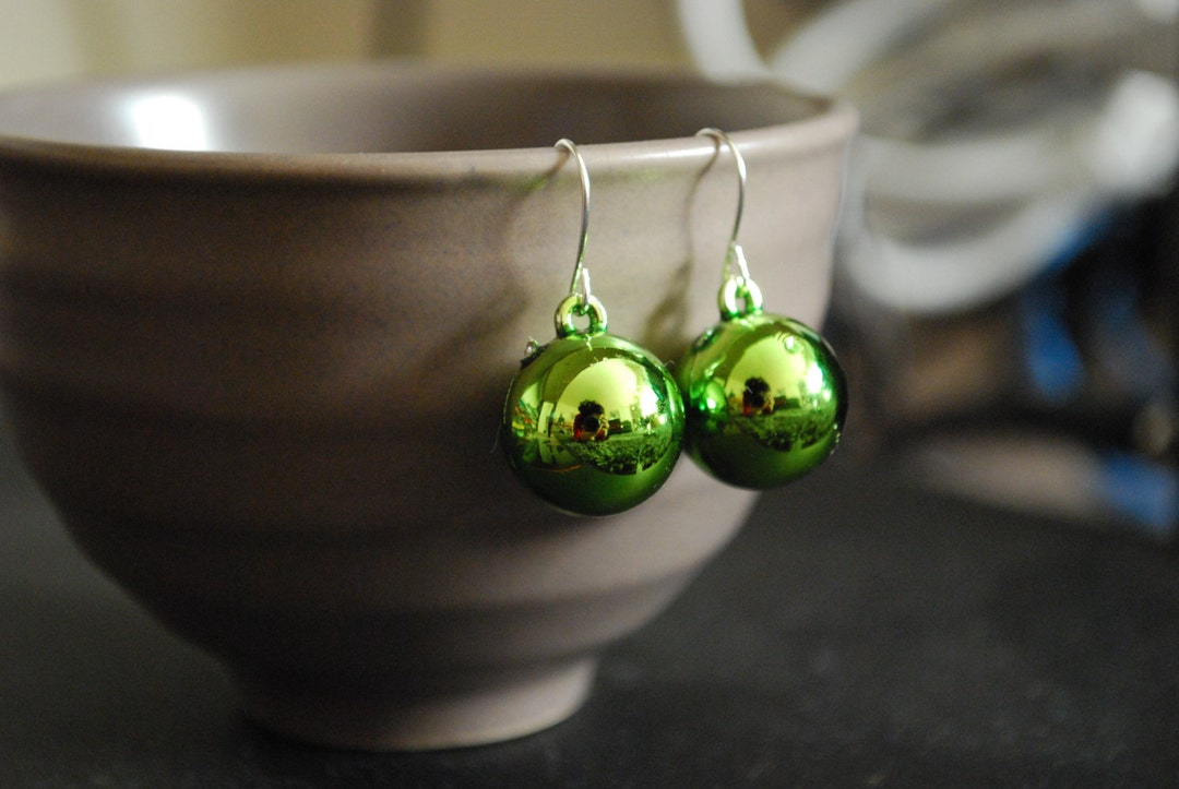 Ornament Earrings Christmas Ornament Earrings, Christmas Earrings, Xmas ...