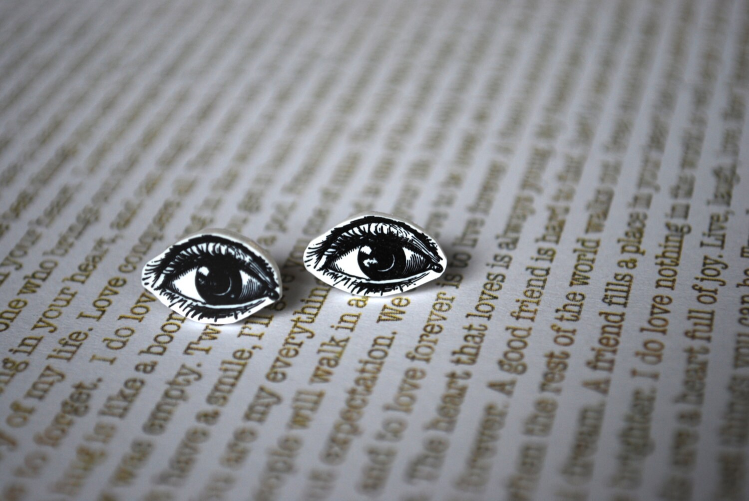 Eye Earrings Earrings for Optometrist Eye Balls Detailed - Etsy