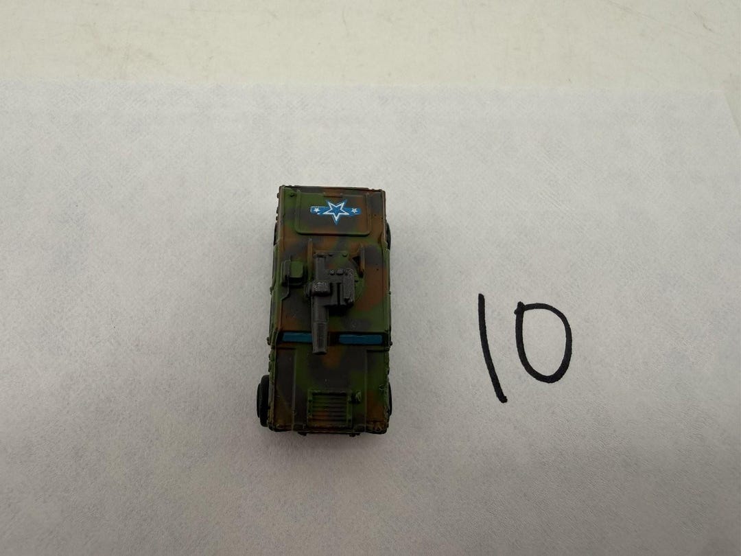 Galoob Micro Machines Military Camo Tank APC Vehicle Blue Star Logo - Etsy