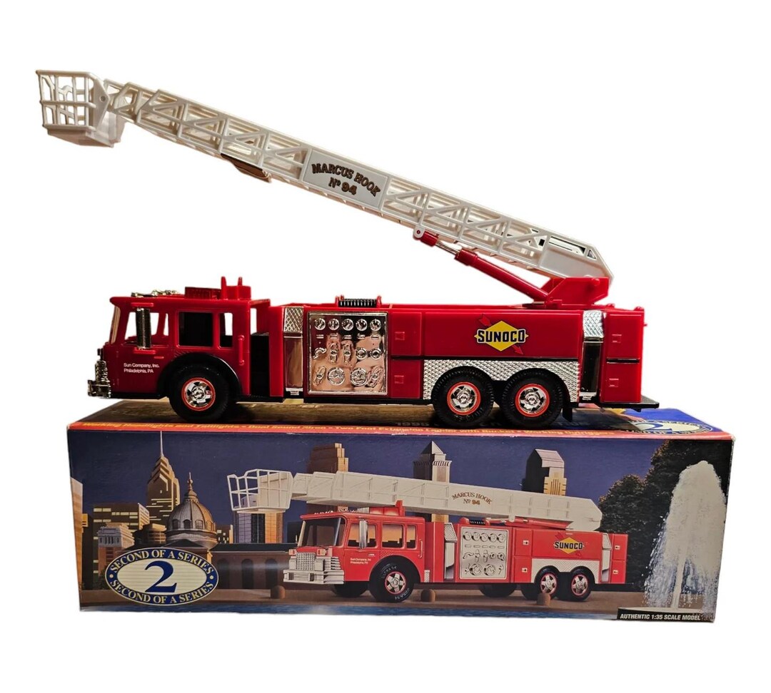 1995 Sunoco Aerial Tower Fire Truck 1:35 Scale - Collector's Edition ...