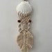 Seashell Macramé Wall Decor, Coastal Home Decoration, Unique Ring Shell ...