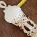 Seashell Macramé Wall Decor, Coastal Home Decoration, Unique Ring Shell ...