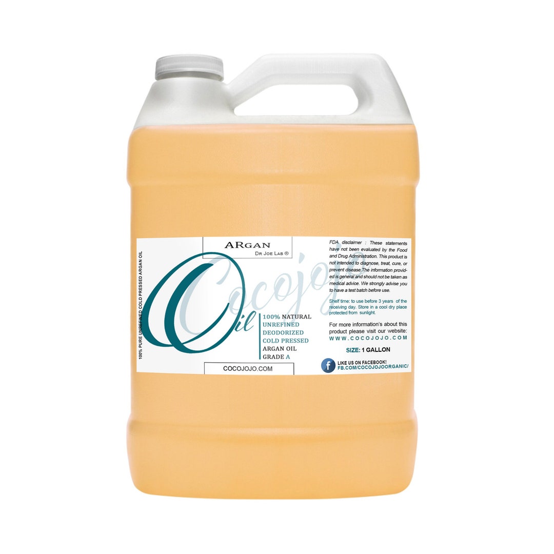 Deodorized Argan Oil 100% Pure Partially Filtered Non GMO Vegan ...
