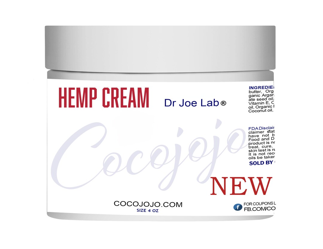 Hemp Cream Pure Hemp Cream All Natural for Face, Body and Skin ...