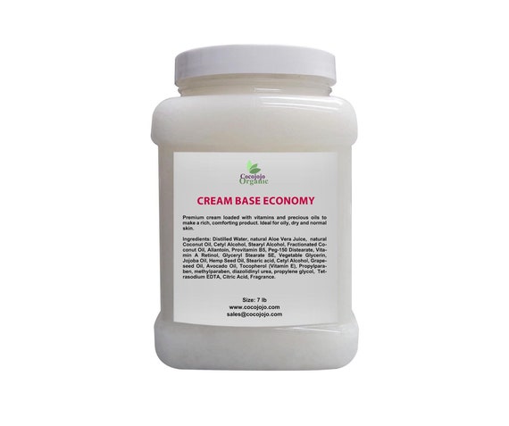 Cream Base Economy Rich Base Cream for Cosmetics 100% Vegan | Etsy