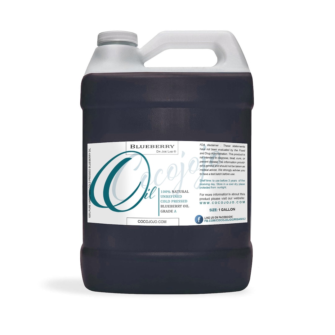 Blueberry Seed Oil - Pure, Unrefined, Raw, Uncut, Unprocessed, Non GMO ...