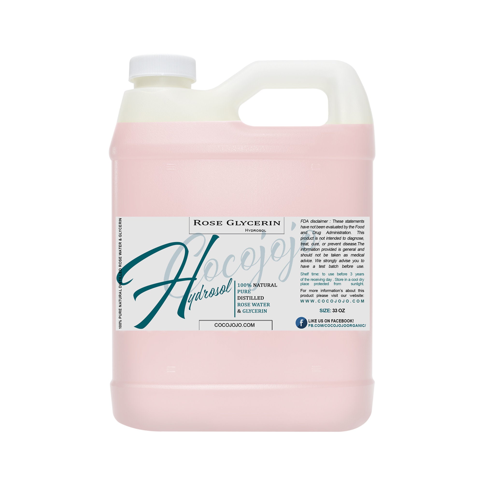 Rose and Glycerin Facial Toner 32 OZ All Natural Organically | Etsy