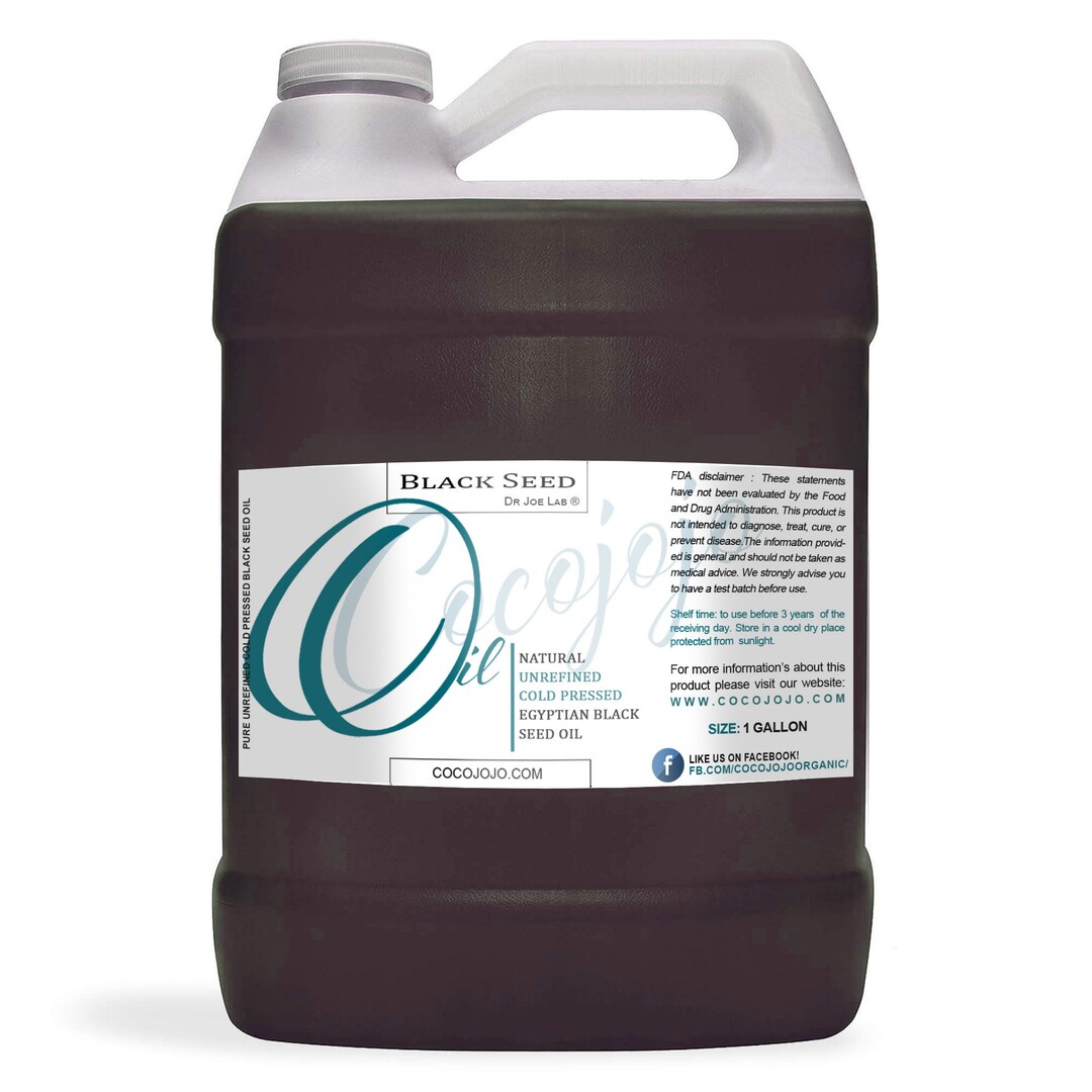 Egyptian Black Seed Oil: Pure, Cold Pressed Kalonji Oil, Non-gmo, DIY ...