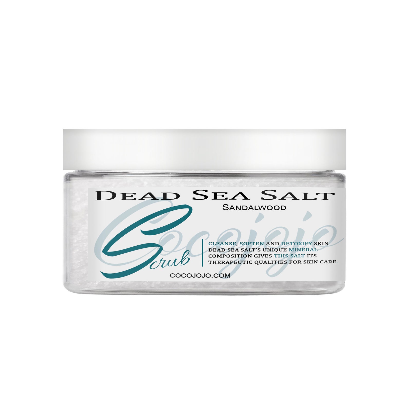 Dead Sea Mineral Salt Scrub 12 Oz Natural Deep Etsy