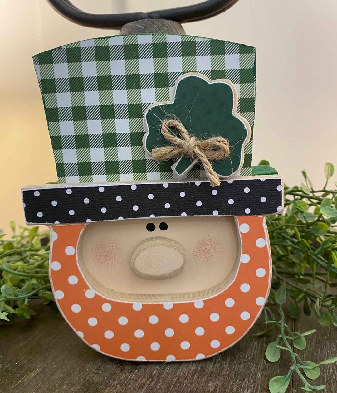 St. Patricks Day Decor, Leprechaun, Irish Decor, Clover Decor, Spring ...