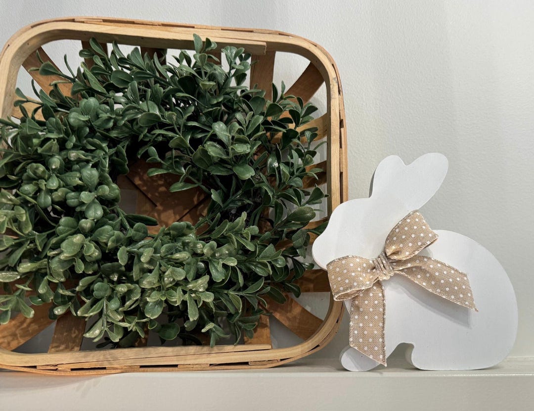 Buffalo Check Bunny, Buffalo Plaid, Easter Decor, Farmhouse Decor ...