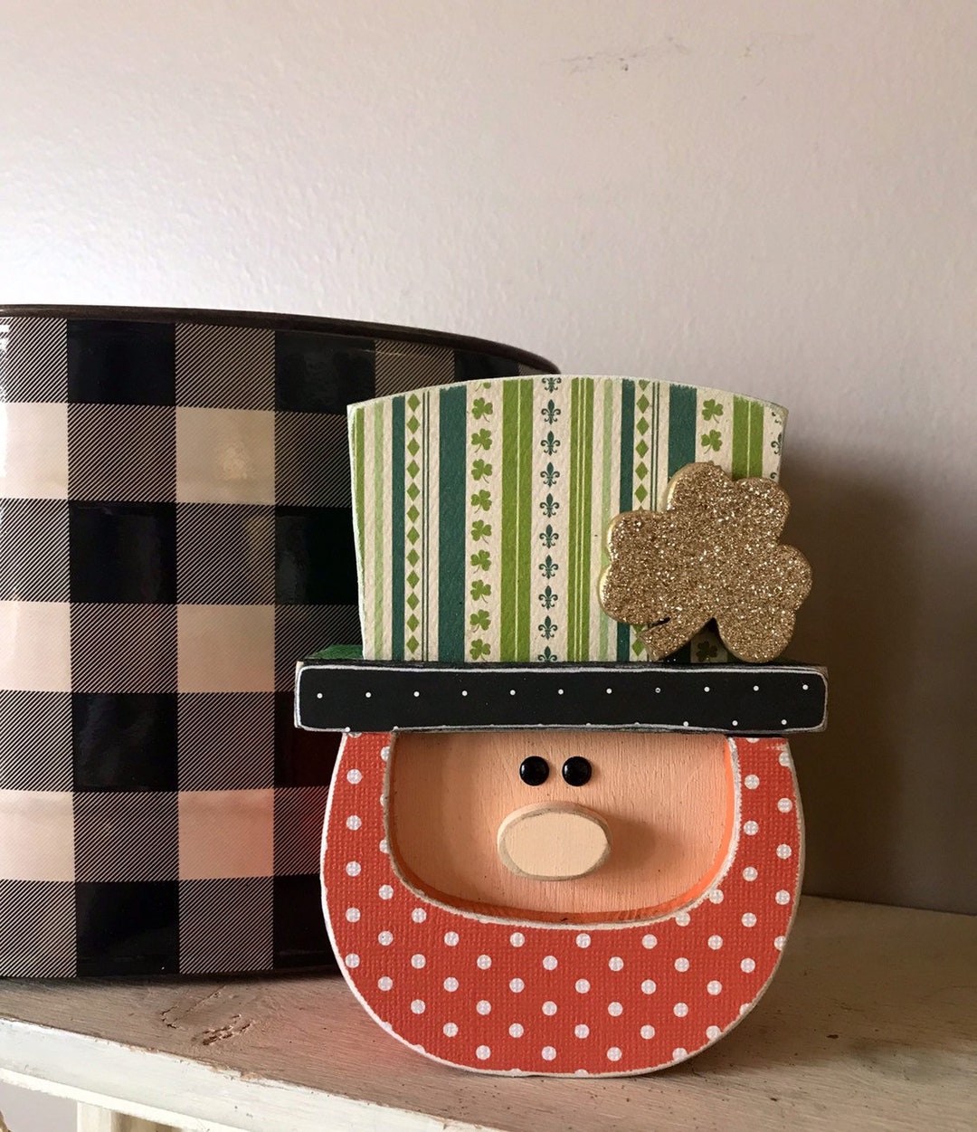 St. Patricks Day Decor, Leprechaun, Irish Decor, Clover Decor, Spring ...