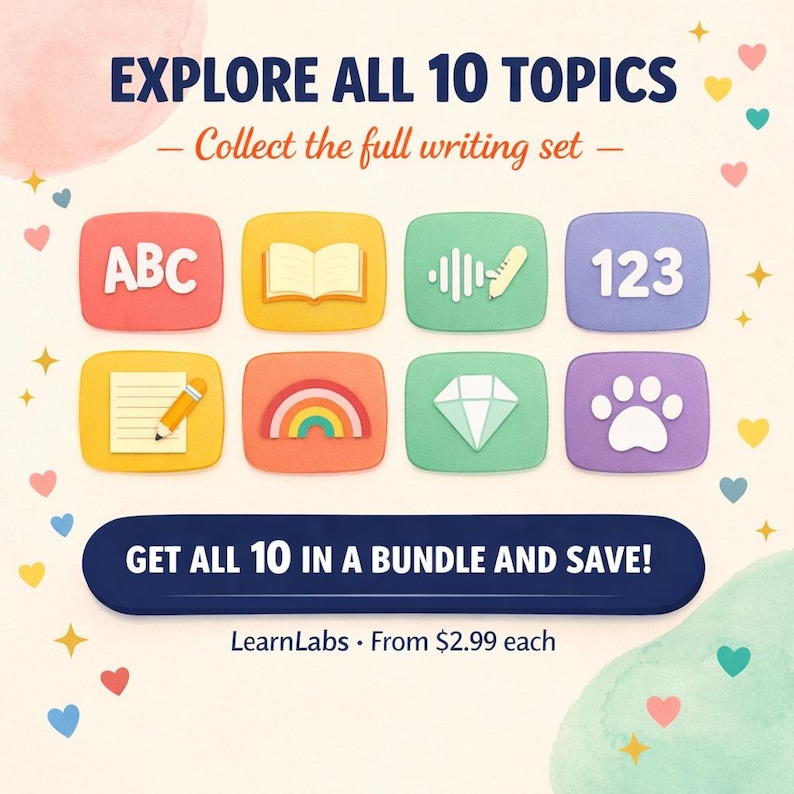 Number Writing Practice Worksheets 1-100: Preschool, Kindergarten Math ...