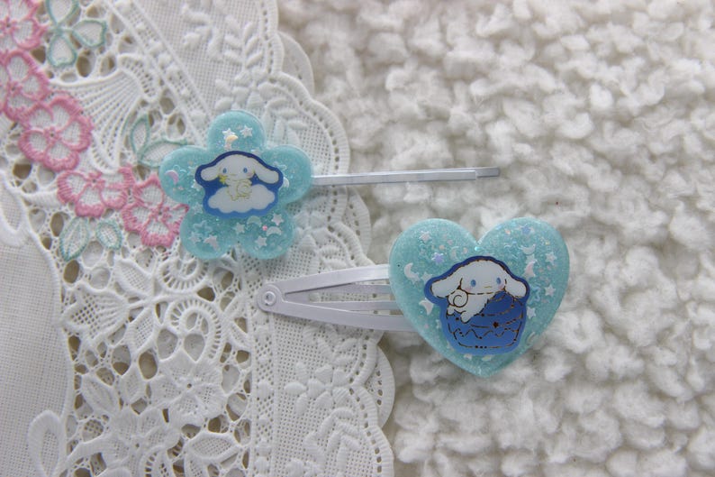 Character Hair Clip Set: Bobby Pin & Clip - Etsy