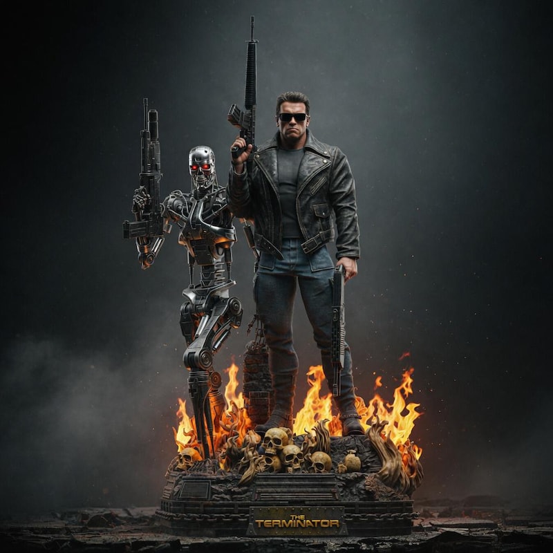 Terminator t800 endoskeleton life size - Etsy.de