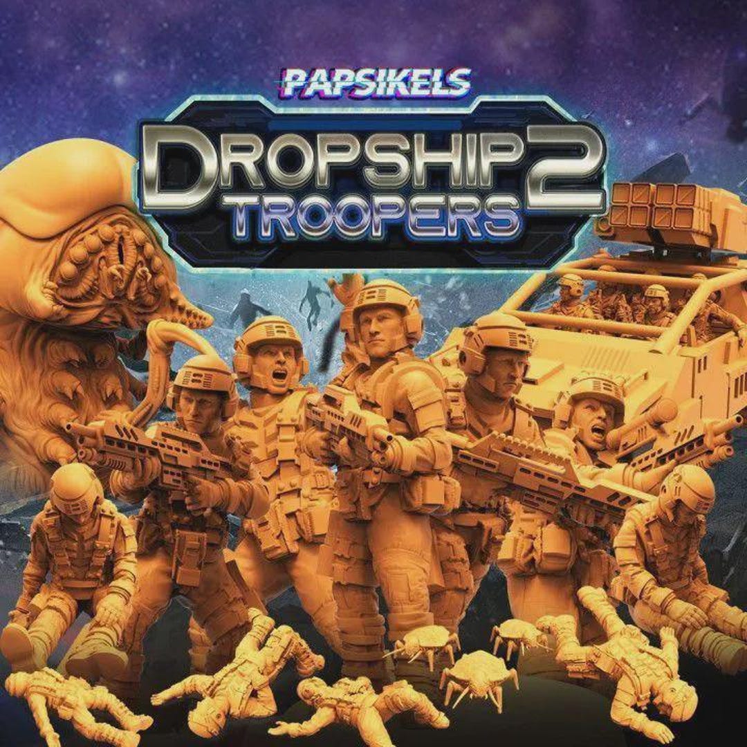 Papsikels Dropship Troopers 2 January 2022 3D STL Files, Sci-fi Bug ...
