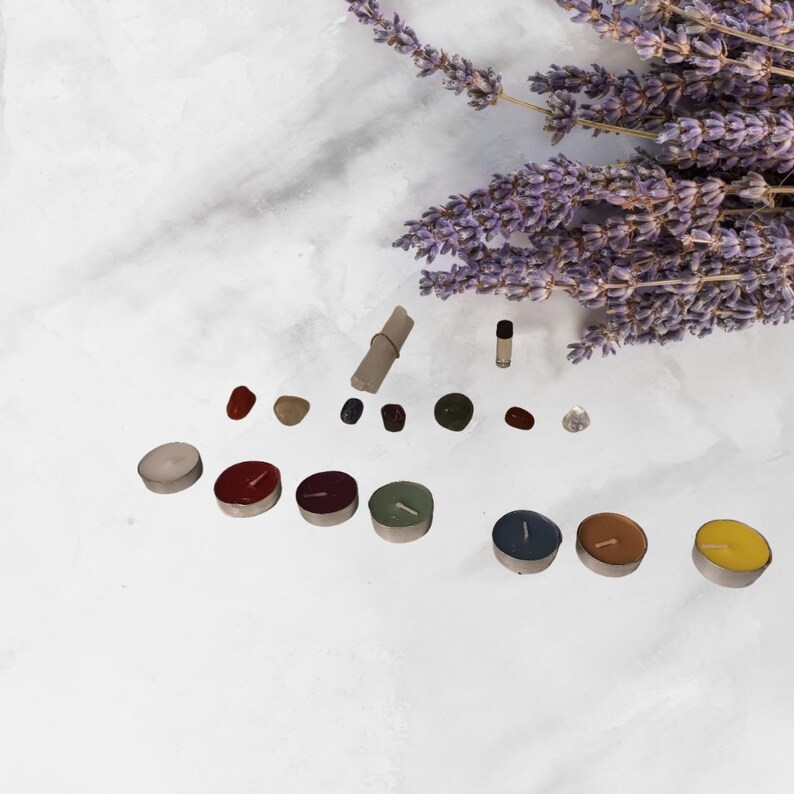 Energy Alignment Ritual Kit – Chakra Balance – Spiritual Cleansing Set ...