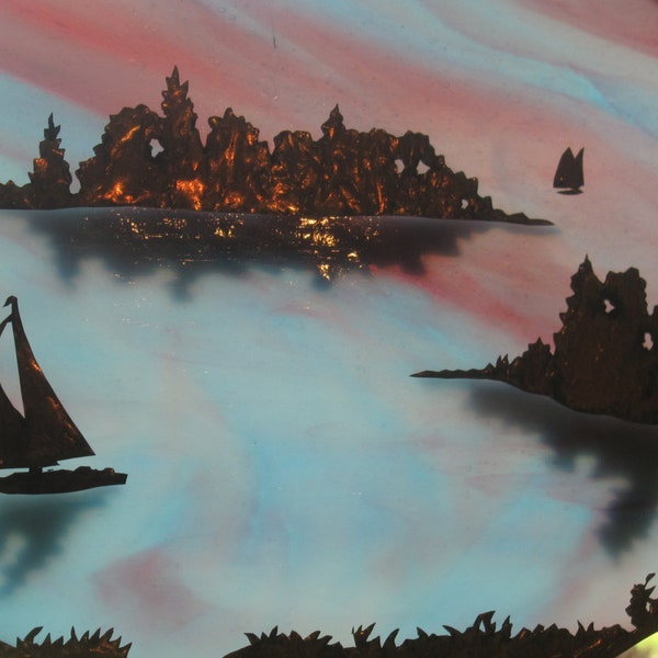 Stained Glass Copper Overlay - Etsy