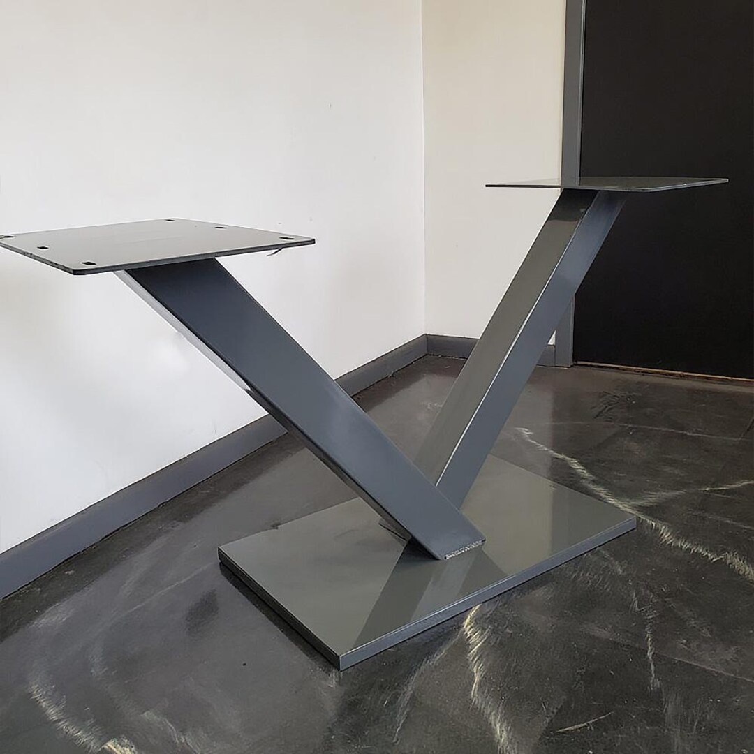 Industrial Star Design Metal Table Base, Heavy Duty Steel Desk Legs - Etsy