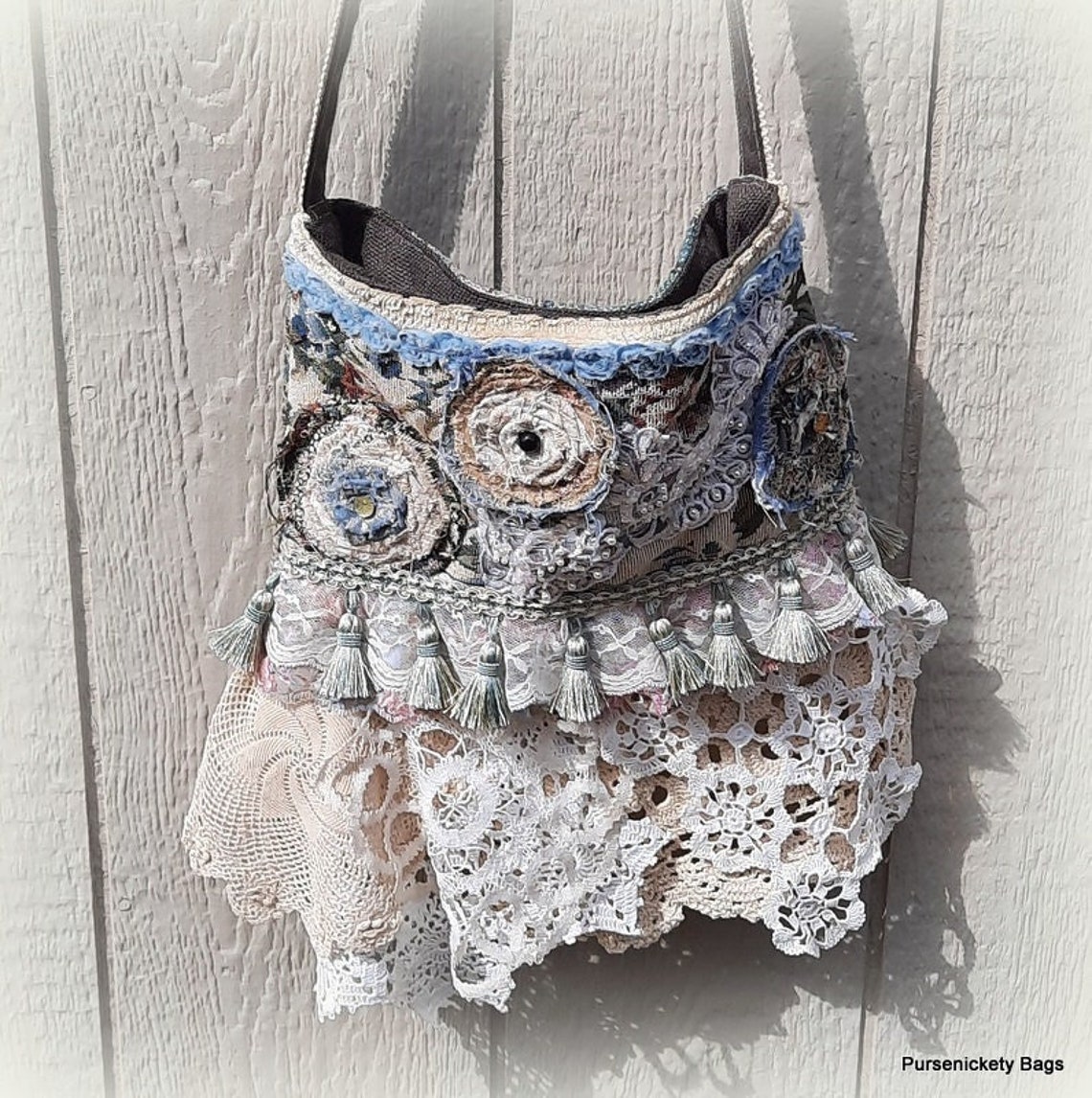 Ruffle Purse, Ruffle Handbag, Gypsy, Victorian, Shabby Chic, Vintage - Etsy
