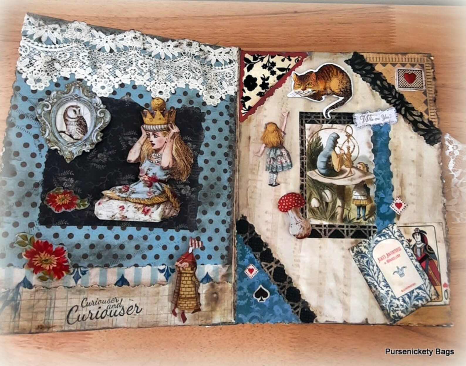 Junk Journal - Alice in Wonderland - Etsy