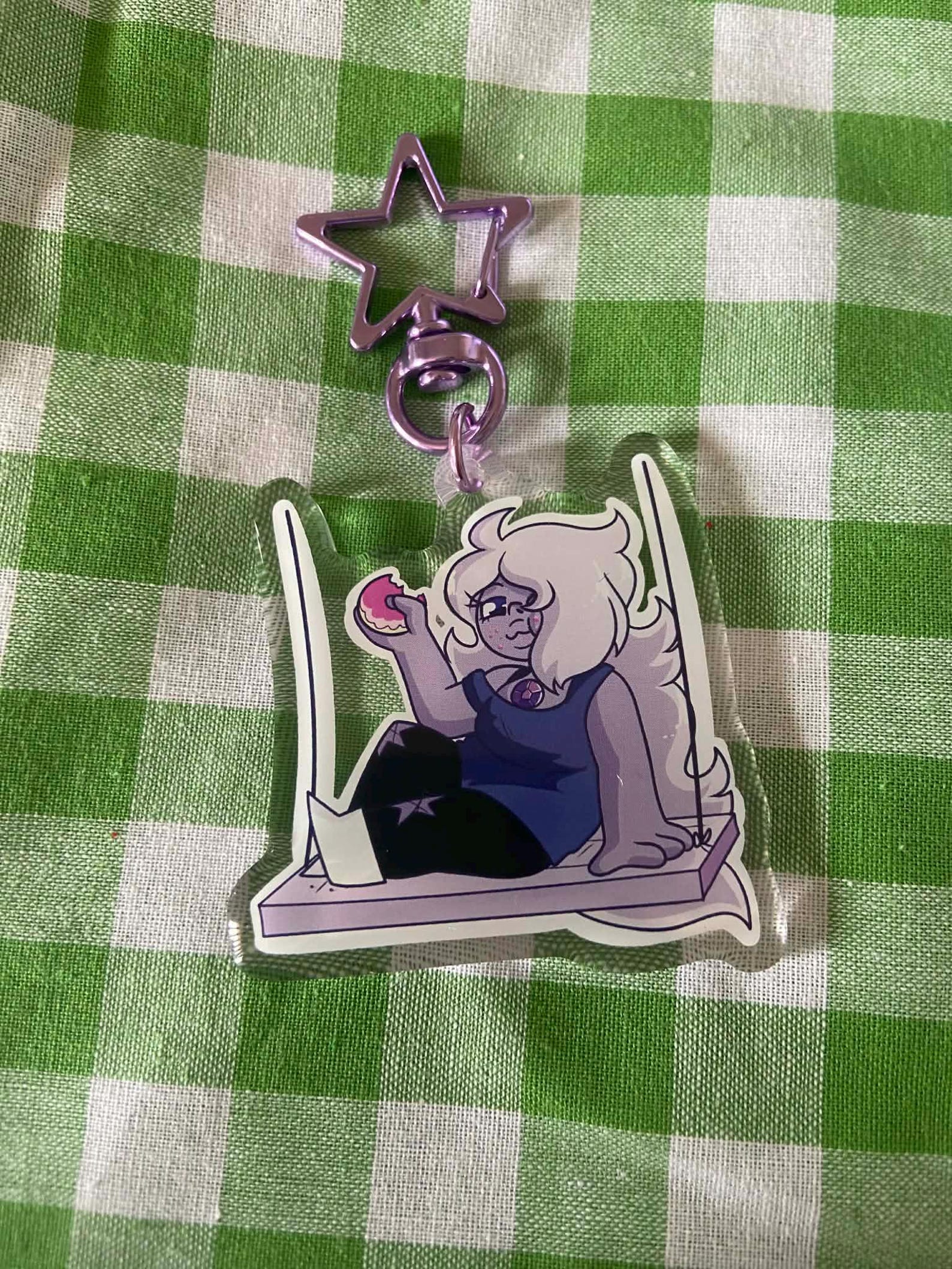 Steven Universe Swing Set Keychains - Etsy