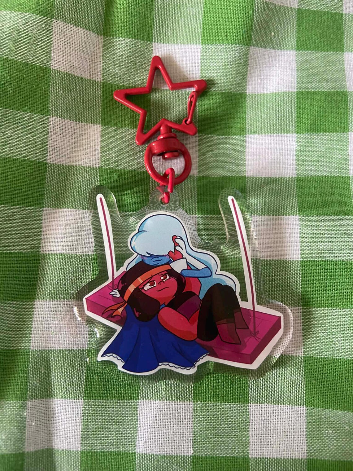 Steven Universe Swing Set Keychains - Etsy