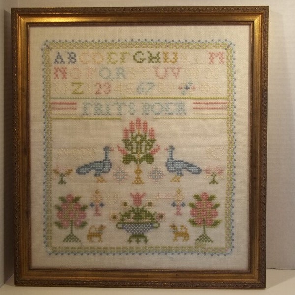 Embroidered Sampler - Etsy