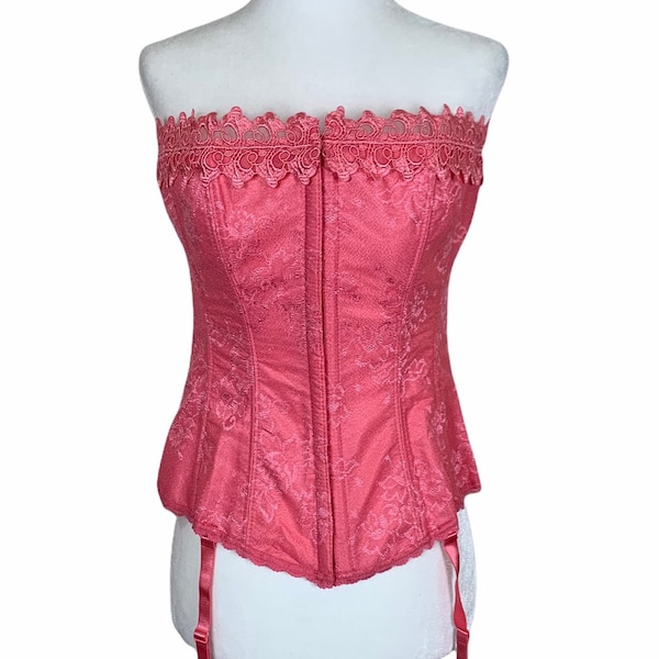 Pink Black Corset - Etsy