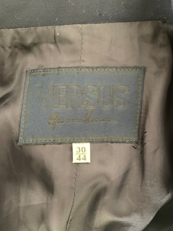 90's Versus by Gianni Versace Navy Blazer - Gem