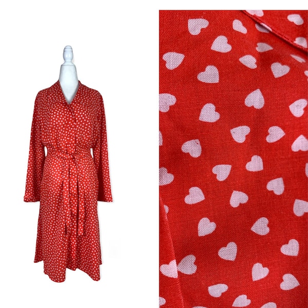 Heart Print Dress - Etsy