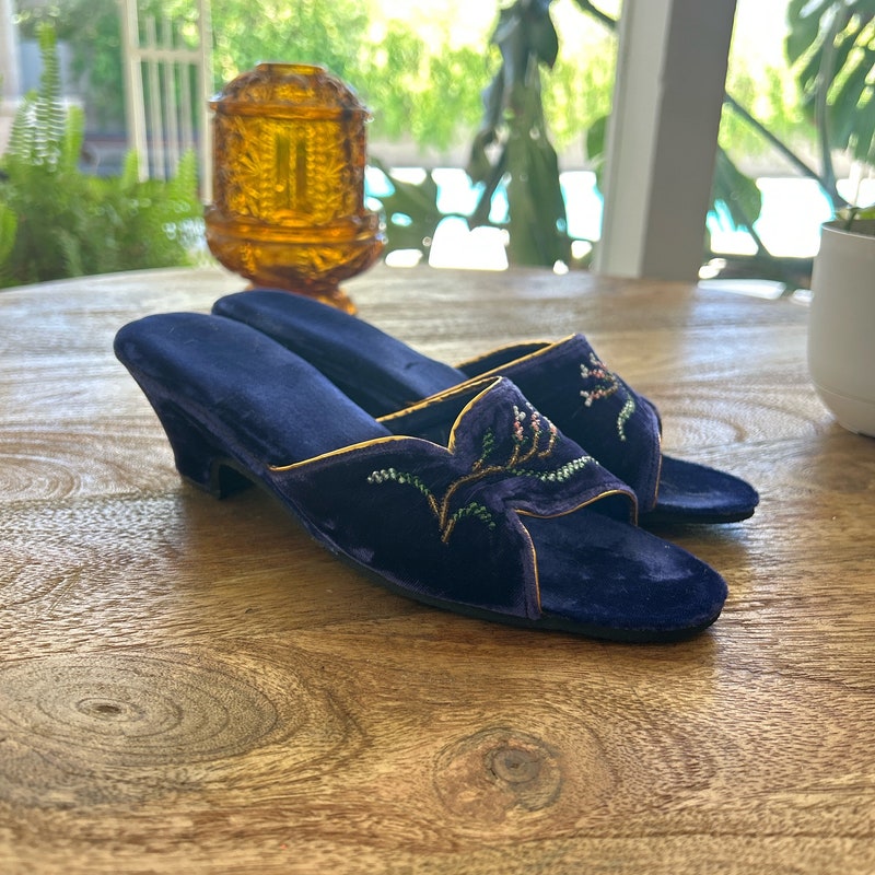 Boudoir Slippers Etsy