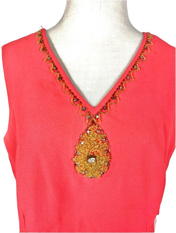 Vintage Beaded Belly Dancing Crop Top - Gem