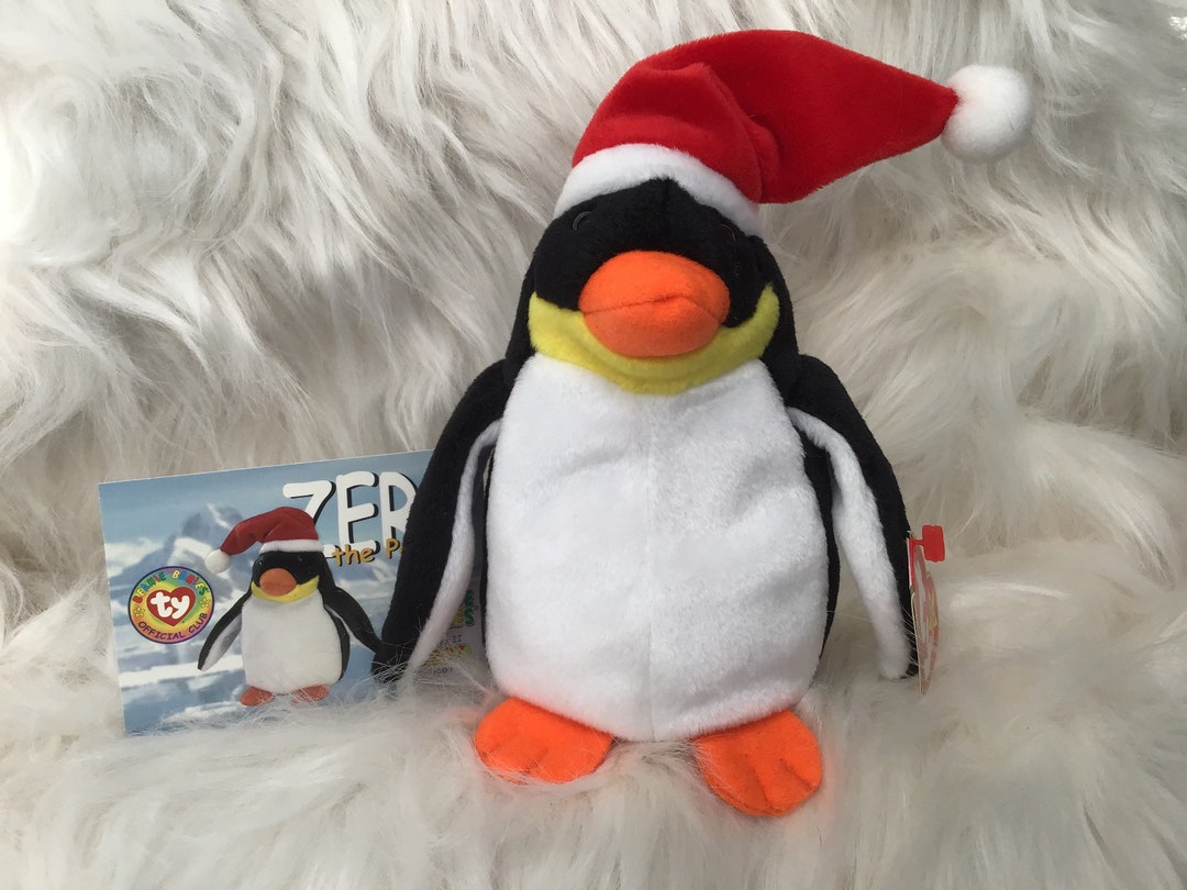 Zero ,vintage Beanie Baby Zero, New Ty Penguin Beanie Baby, Penguin ...
