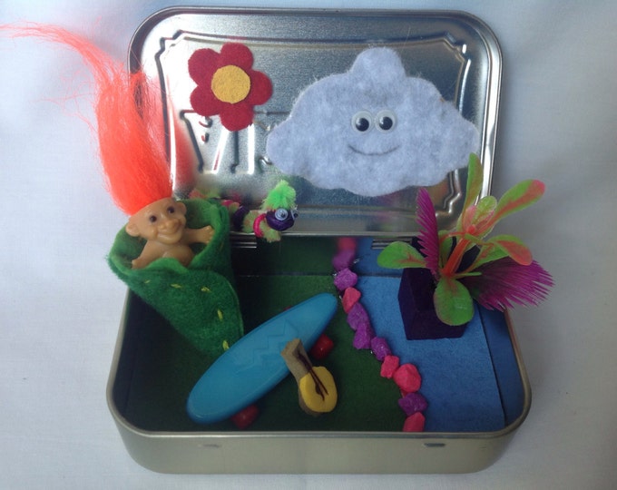 Troll Toy, Vintage Miniature Troll Altoids Tin Toy,mini Troll,stocking ...